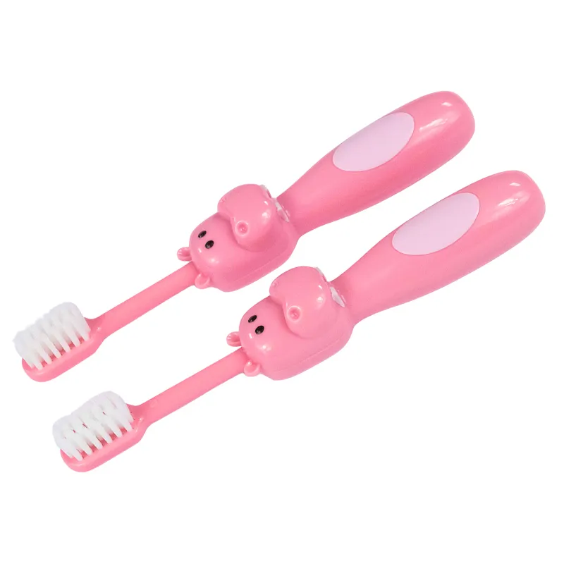 Little Hippo Soft Bristles Toothbrushes For Kids - 2 pcs - Miniso Kenya