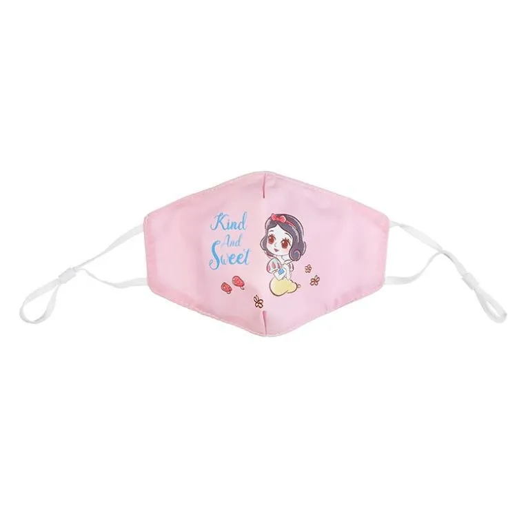 Disney Princess Collection Cartoon Character Face Covering for Kids ...