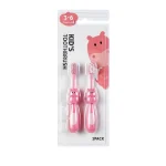 Little Hippo Soft Bristles Toothbrushes For Kids - 2 pcs - Miniso Kenya