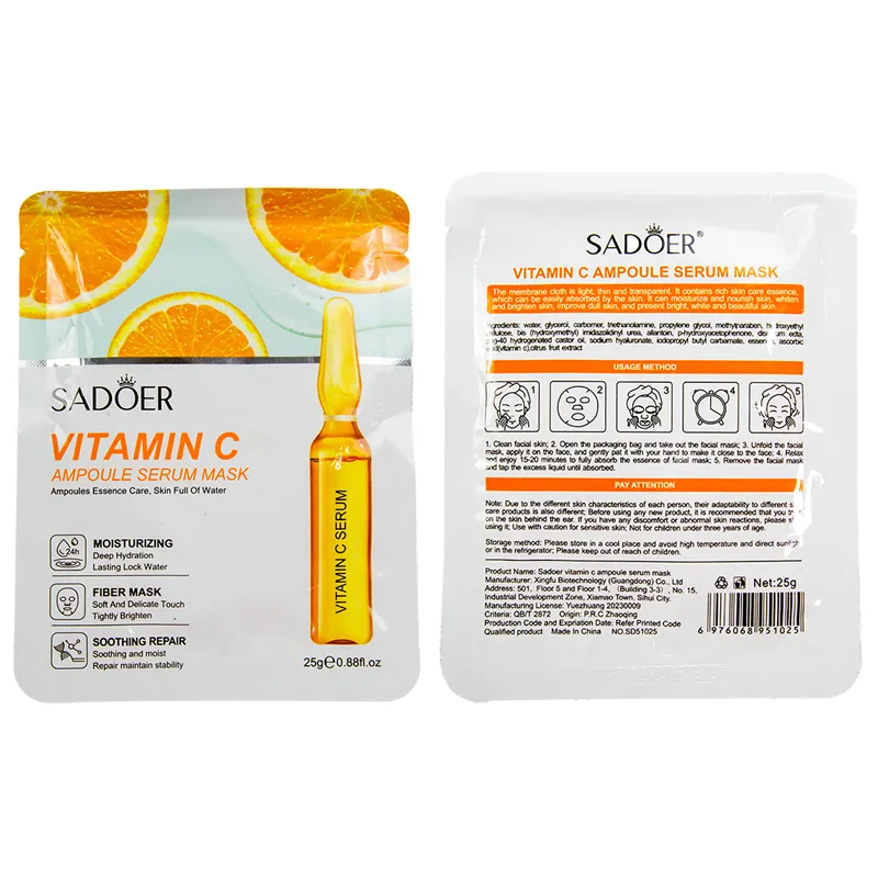 SADEOR Vitamin C Ampoule Essence Mask 25g - Miniso Kenya