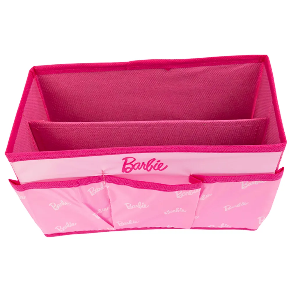 Barbie Collection Fabric Storage Box with 3 Side Pockets - Miniso Kenya