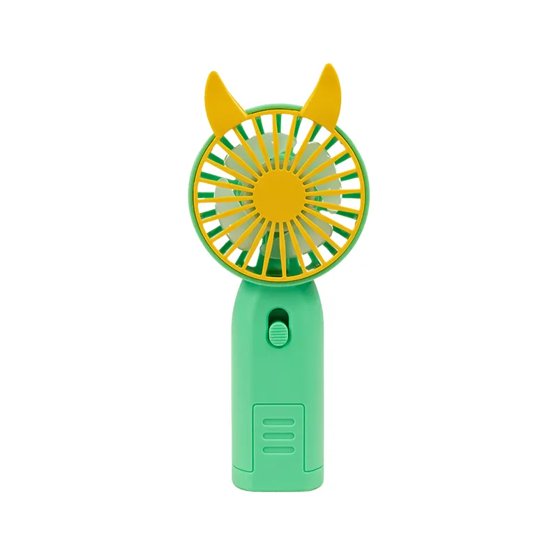 Cartoon handheld fan 400MA (with lights) - Miniso Kenya
